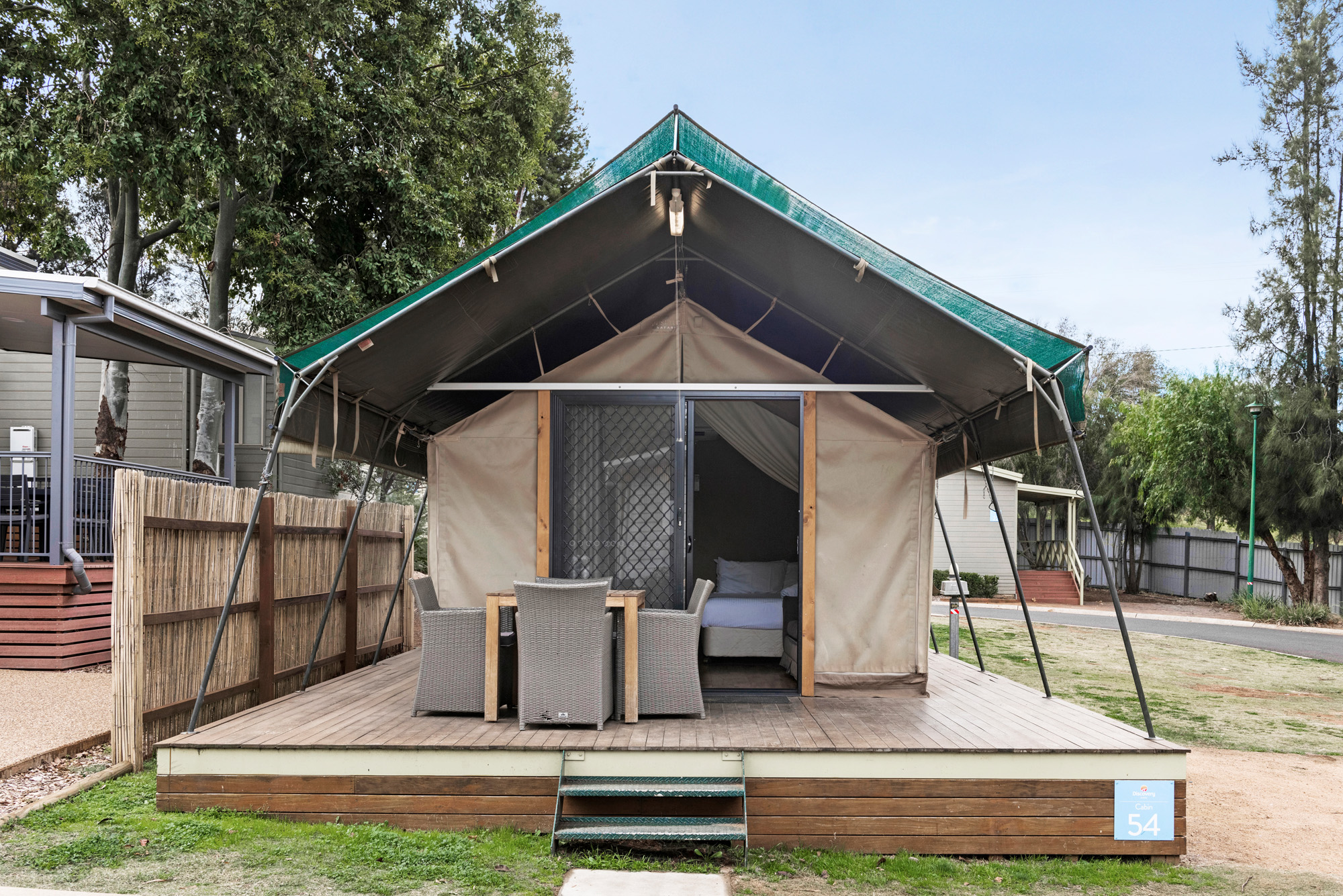 Economy Safari Tent - Sleeps 4 | G'day Parks